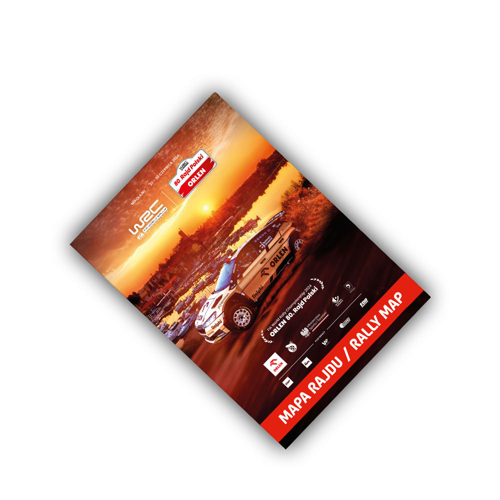 Official map of Rally Poland WRC 2024 | WRC Rally Poland \ Rally Passes ...