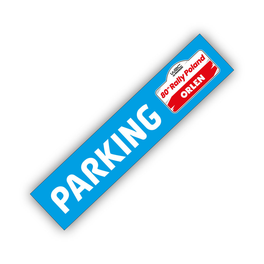 Rally Poland WRC 2024 parking sticker Parking sticker | WRC Rally ...